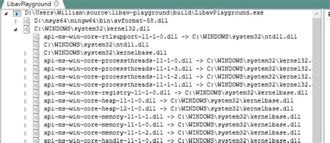 Missing API MS WIN CORE DLLs Issue Msys MINGW Packages GitHub
