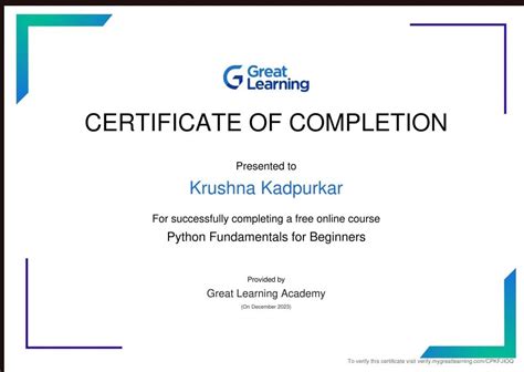Krushna Kadpurkar On Linkedin Greatlearningacademy Greatlearning