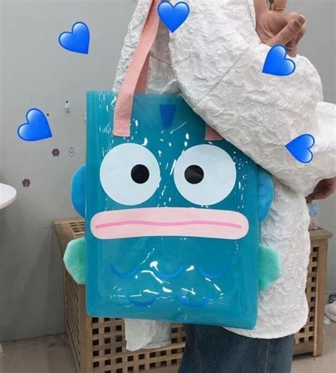 산리오 교동 투명젤리비치숄더백 세컨웨어