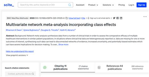 Multivariate Network Meta Analysis Incorporating Class Effects