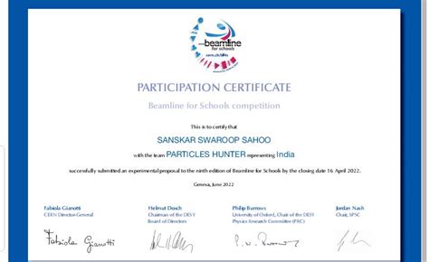 Sanskar Swaroop Sahoo On Linkedin Its My Honor To Represent My Country India At Cern Along