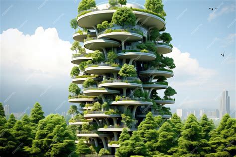 Premium Ai Image Green Tech Urbanism Smart City Photo