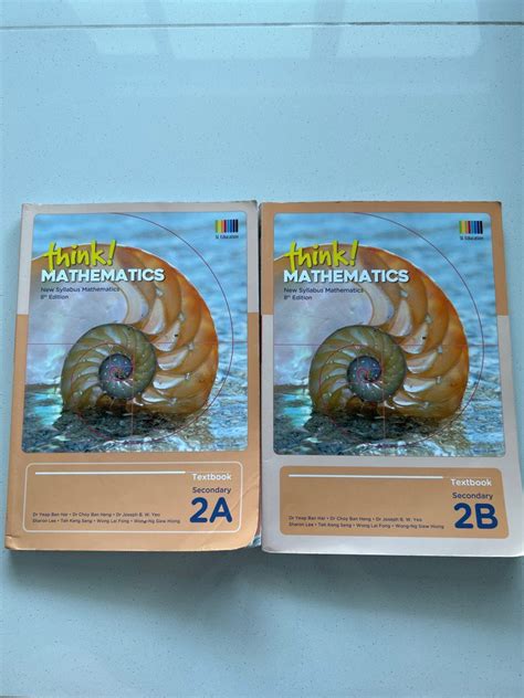 Sec 2 Maths Textbooks Hobbies And Toys Books And Magazines Textbooks On