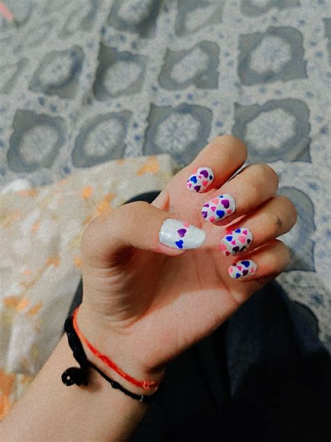 Celebrating Pride With My Nail Art 💖💜💙 R Bisexual