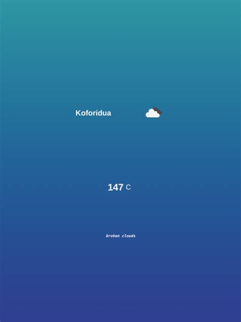 GitHub Afroprogrammer MyWeatherApp