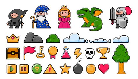Classic Arcade Game Characters