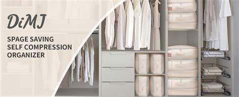 3pcs Self Compression Storage Bags Ultra Space Saving Self