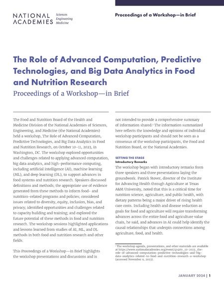 The Role Of Advanced Computation Predictive Technologies And Big Data