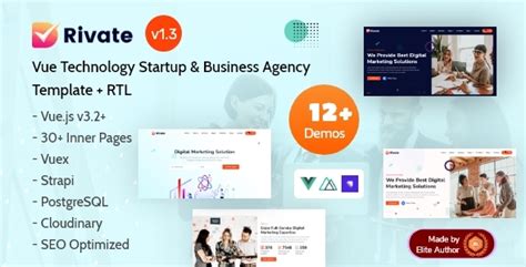 nuxtjs website templates themeforest