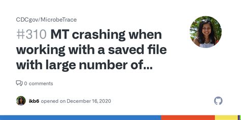 MT Crashing When Working With A Saved File With Large Number Of Nodes Issue CDCgov