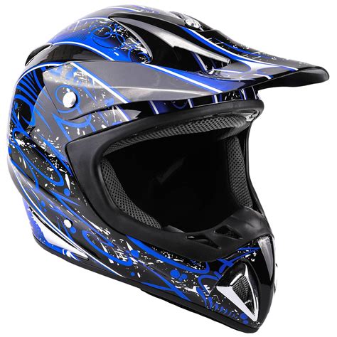 Typhoon Adult Dirt Bike Helmet Atv Off Road Orv Motocross Helmet Dot M