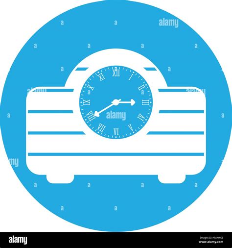 Retro Table Clock Icon Image Vector Illustration Design Stock Vector Image And Art Alamy