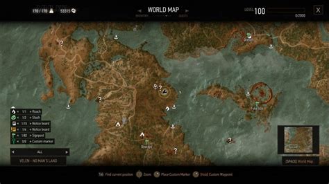 Witcher 3 All Velen And Novigrad Places Of Power Locations Guide