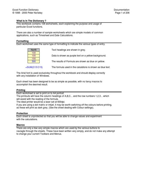 Excel Formula Pdf Matrix Mathematics Microsoft Excel