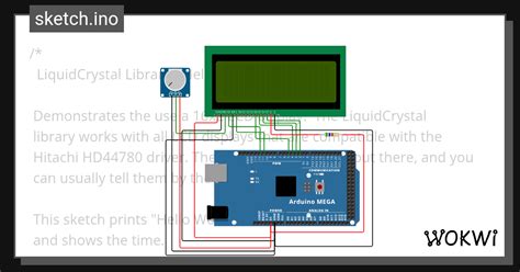 Lcd 20x4 Wokwi Esp32 Stm32 Arduino Simulator