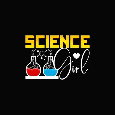 과학 티셔츠 디자인 과학 타이포그래피 벡터 일러스트레이션 프리미엄 벡터