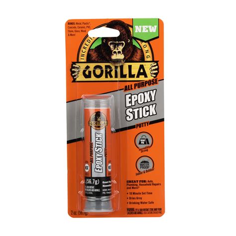 Gorilla Epoxy Stick Gorilla Glue Au