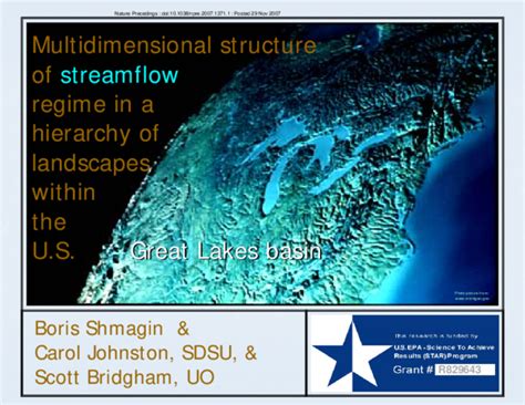 pdf multidimensional structure of stream flow regime in a hierarchy
