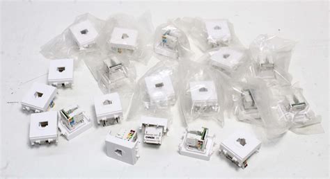 20pcs Data Connection Outlet Cat 5 20pcs Data Connection Outlet Cat 5 Hmr Shop N Bid