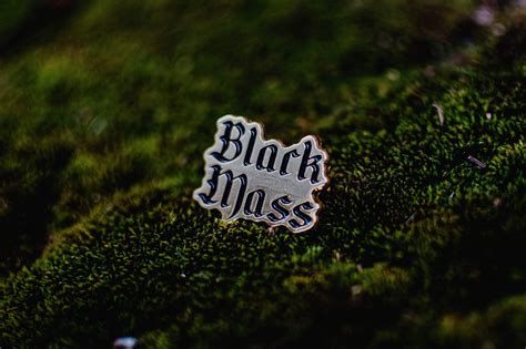 Black Mass Logo Pin Black Mass Electronics