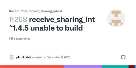 Receivesharingintent 145 Unable To Build · Issue 268