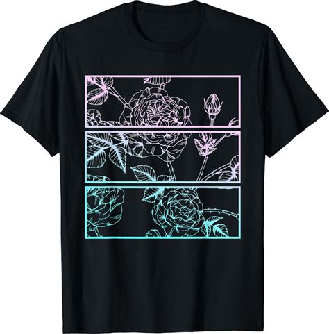 Pastel Goth Flower Emo Aesthetic Clothes Rose Soft Goth T Shirt