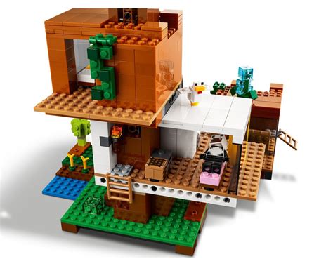 LEGO Set 21174-1 The Modern Treehouse (2021 Minecraft) | Rebrickable ...