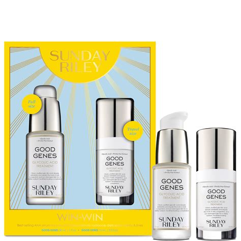 Sunday Riley Win Win Good Genes Glycolic Acid Treatment Duo Skincare Kit Cult Beauty