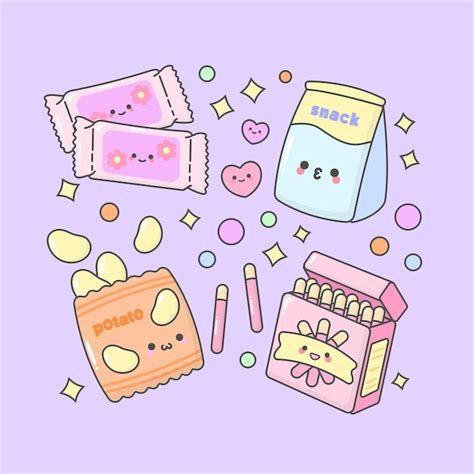 Premium Vector Vector Snack Packaging Chocolate Chips With Cute