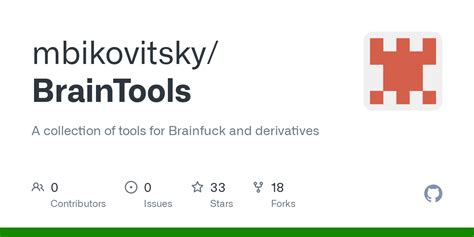 GitHub Mbikovitsky BrainTools A Collection Of Tools For Brainfuck And Derivatives