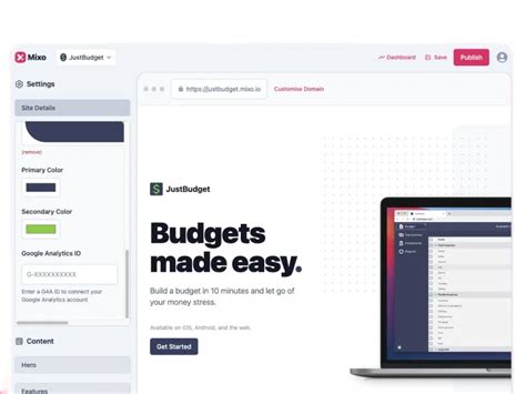 Mixo AI генератор лендингів