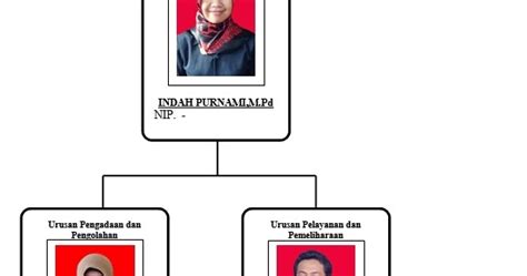 STRUKTUR ORGANISASI PERPUSTAKAAN Perpustakaan Citra R Roesman