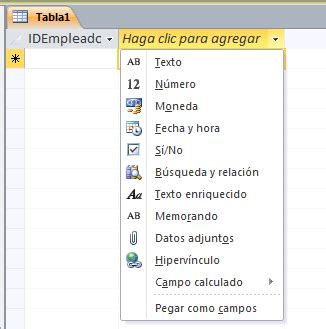 Crear Una Tabla En Access Excel Total