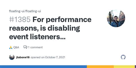 For Performance Reasons Is Disabling Event Listeners Necessary When Using The Usepopper Hook