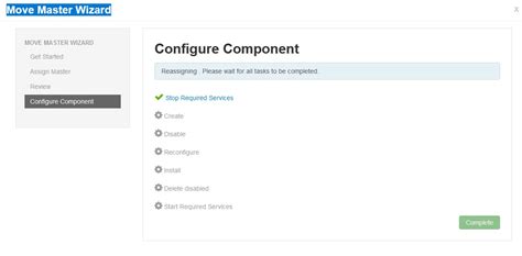 ambari move master wizard stucked in the reas cloudera