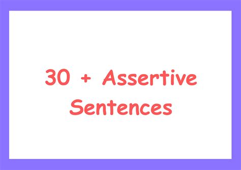 Assertive Sentences How To Give Your Opinion Clearly