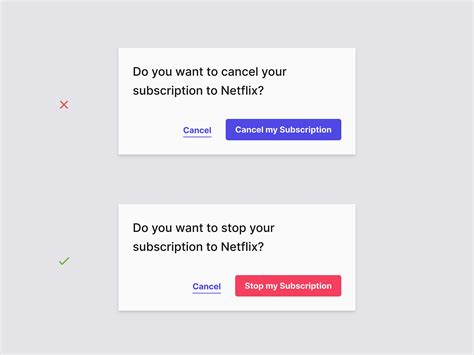 Cancel As A Button Or A Link Which Is Best Ux Practice By Karim Maassen Ux Collective