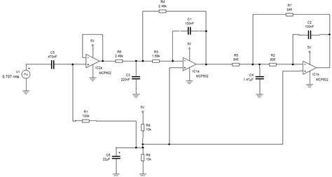 operational amplifier multiple feedback single supply electrical