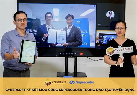 Cybersoft Cùng Supercoder Ký Kết Hợp Tác “rộng Đường” Việc Làm Cho Dân