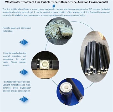 Membrane Fine Bubble Tube Diffuser Epdm Membrane Oxygen Fine Bubble