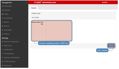 Adding Cluster Nodes — Wheel Fudo Pam 34 System Documentation