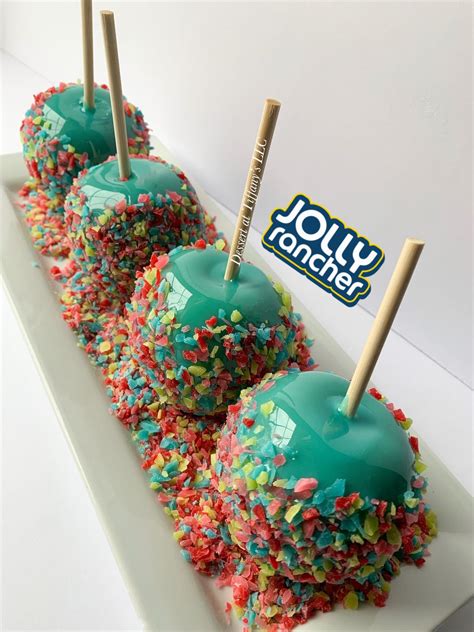 Turquoise Jolly Rancher Candy Apples Artofit