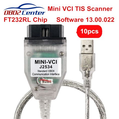 Jual Import 10pcslot Mini Vci J2534 Obdii For Toyota Communication Interface Mini Vci V1300