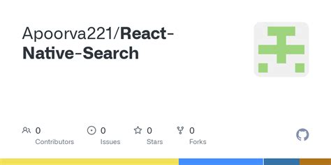 Github Apoorva React Native Search