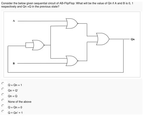 Solved Consider the below given sequential circuit of | Chegg.com