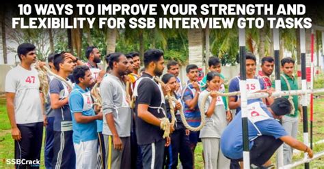 10 Ways To Improve Your Strength And Flexibility For SSB Interview GTO Tasks