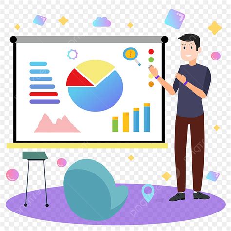 Analysis Clipart Hd Png Flat Wind Information Analysis Flat Style Administration Business