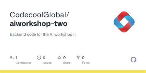 Github Codecoolglobalaiworkshop Two Backend Code For The Ai