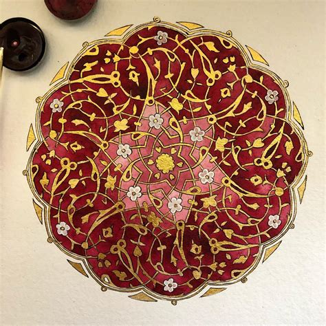 گالری آثار تذهیب امیلی واشنگتن از انگلیس