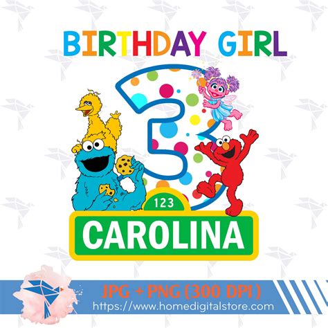 Sesame Street Birthday Girl
